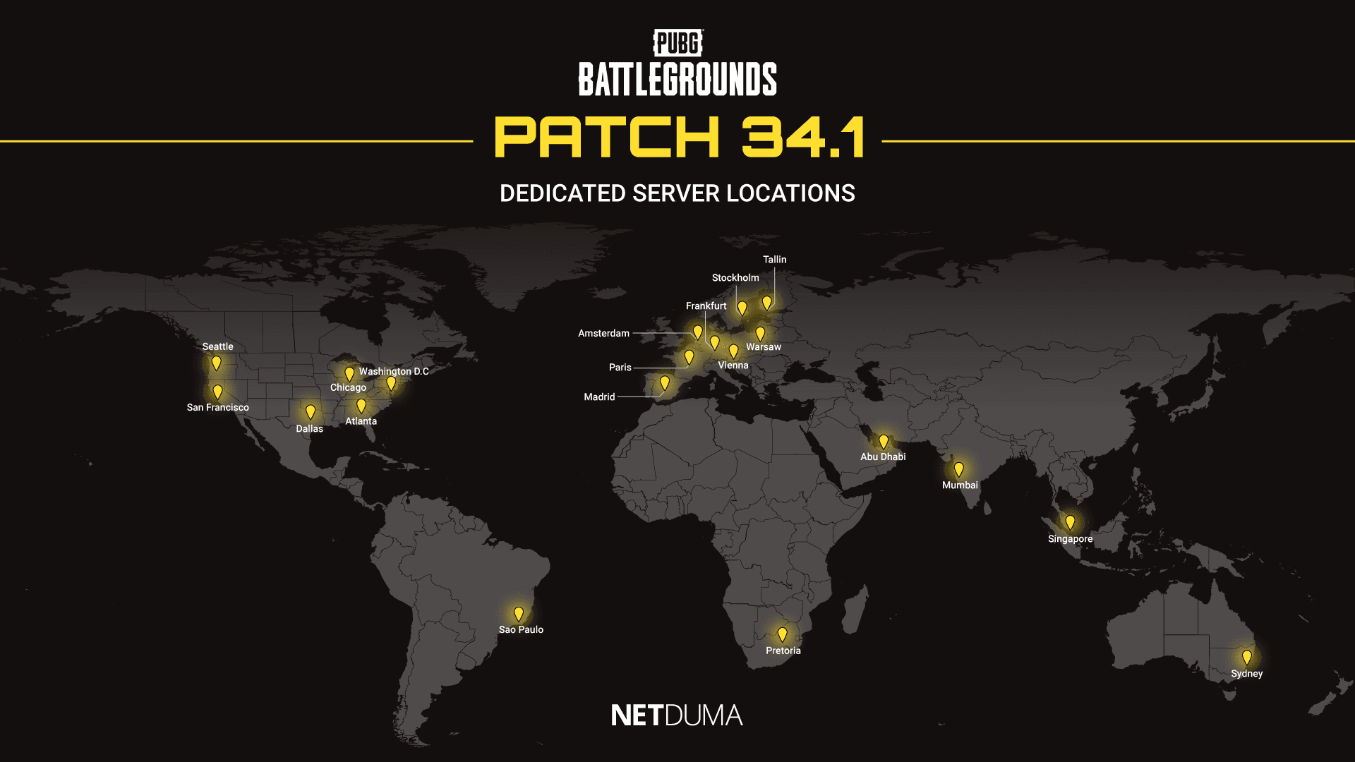 PUBG Server Locations 2026 – Find the Best Connection for Low Ping ...