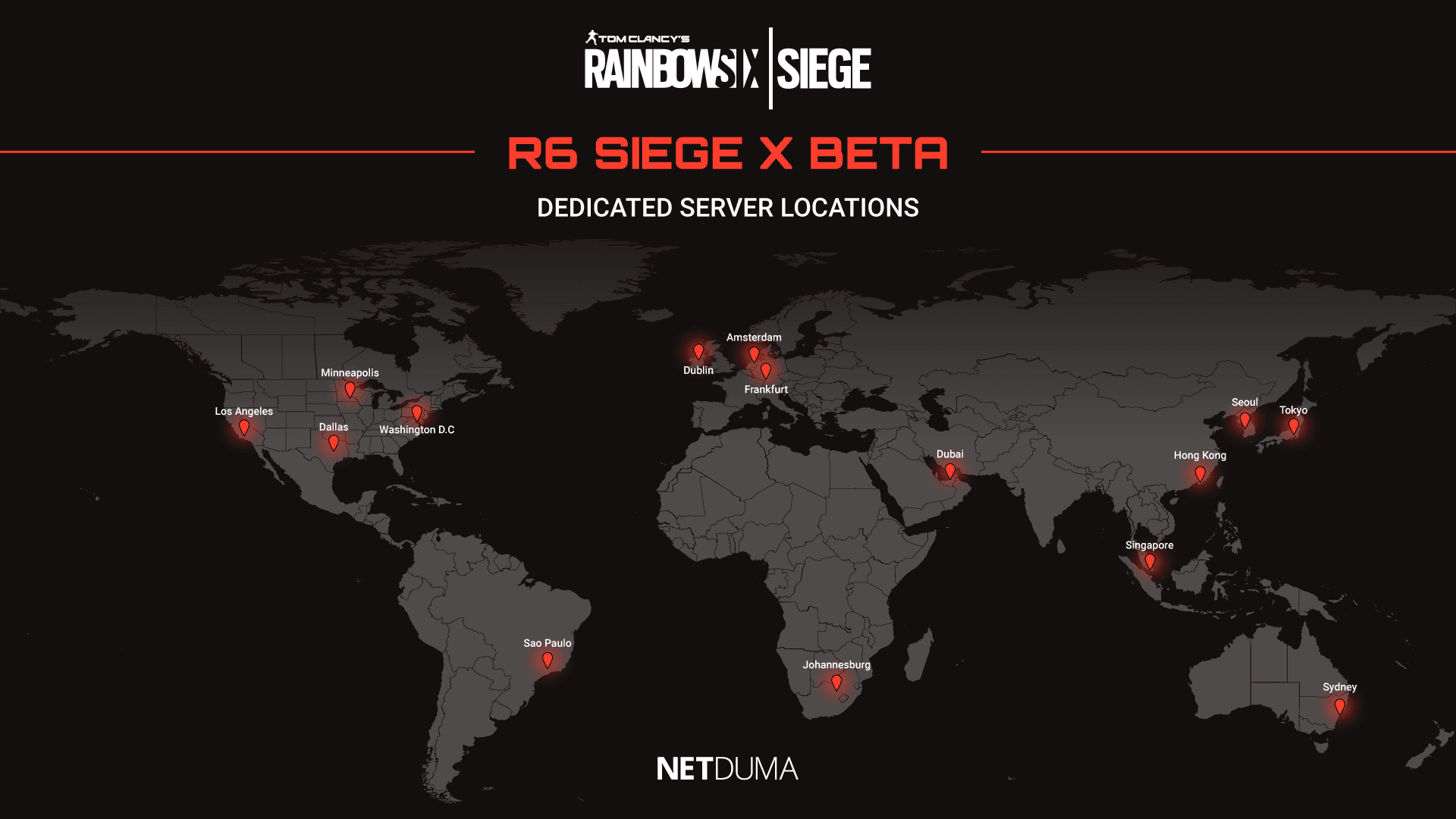 Best R6 Siege X Server Locations for Low Ping & No Lag | Netduma