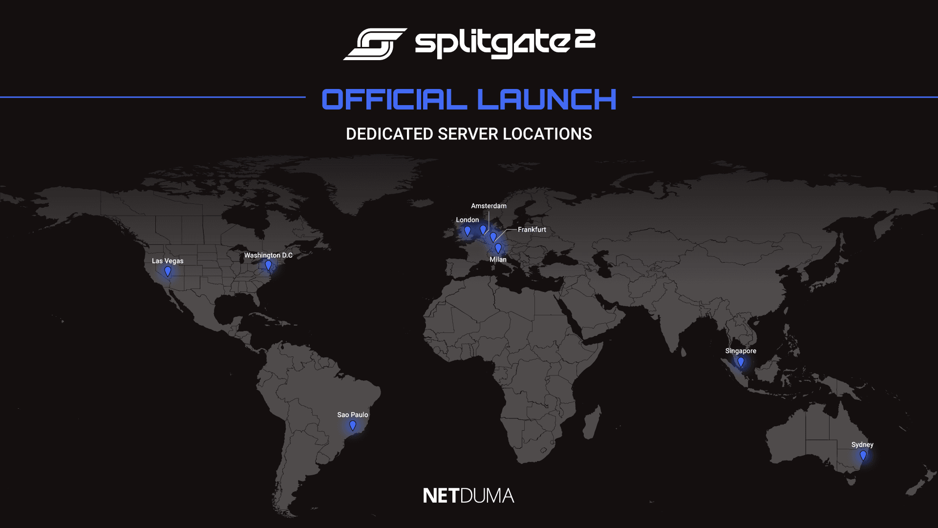 Best Splitgate 2 Servers for Low Ping Gameplay | Netduma